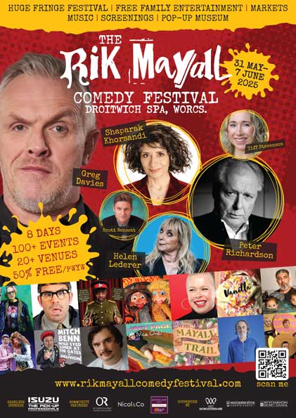 Rik Mayall Comedy Festival Set to Transform Droitwich Spa - SLAP Mag